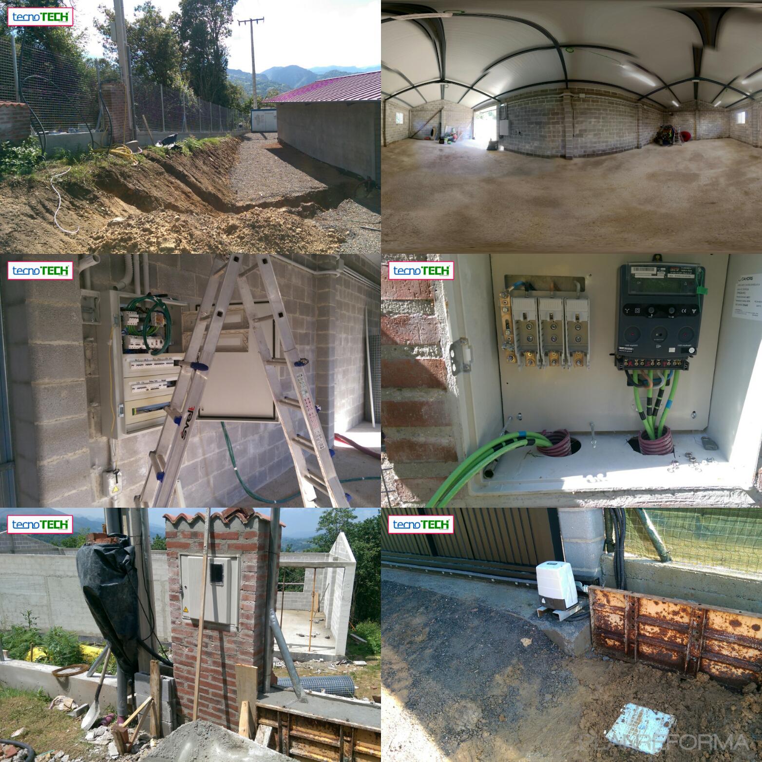 Exterior Estilo rustico Color azul