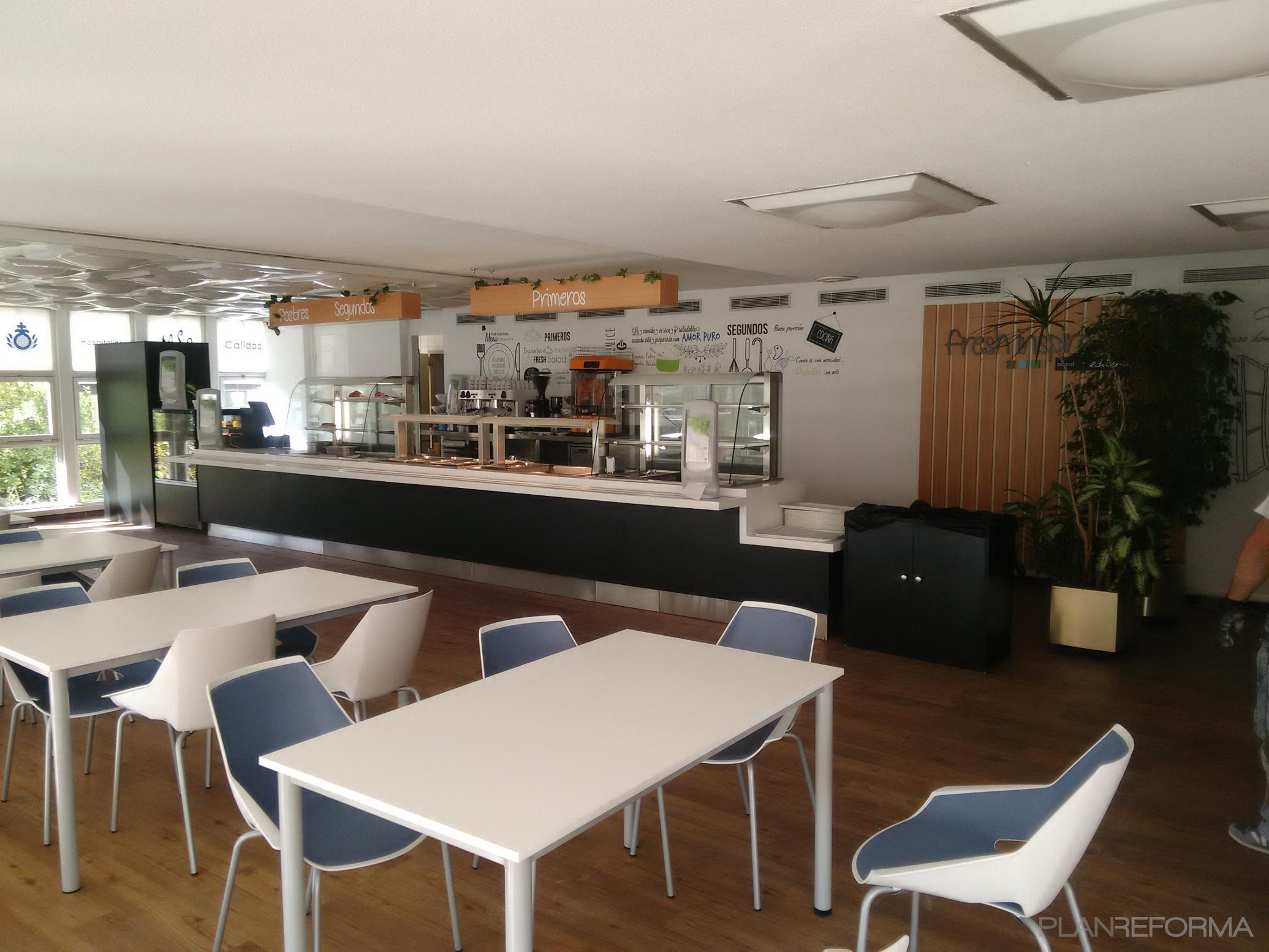 Cafeteria, Bar Estilo contemporaneo Color blanco, bronce
