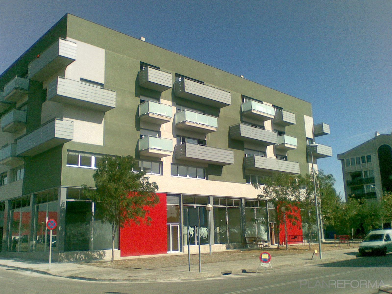 Balcon, Exterior, Galería Estilo moderno Color blanco