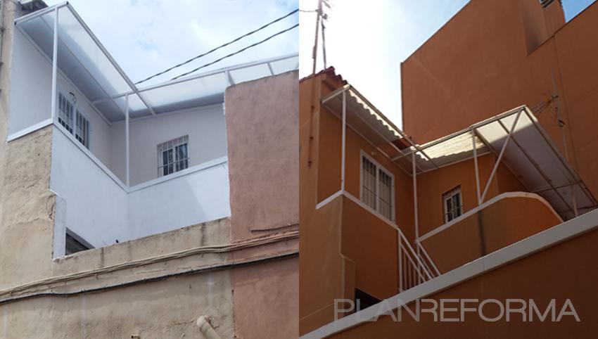 Exterior Estilo tradicional Color gris, bronce